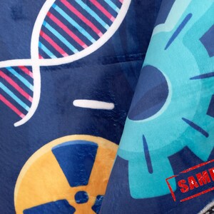 Science Education Rug, Education Rug, Hand Drawn Science Rug, Kids Room ...