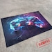Gamer Rug Game Controller Neon Game Controller Game Room - Etsy