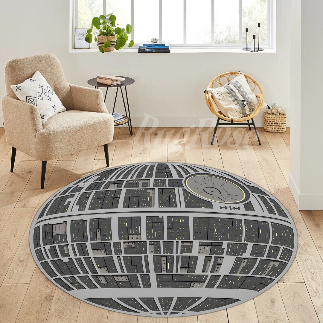 Star Wars Rugs,starwars ,starwars Patterned Rug,star Wars Round Rug ...