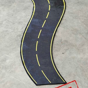 Race Track, Race Track Rug,curvy Racing Road,hallway Rug,long Racetrack ...