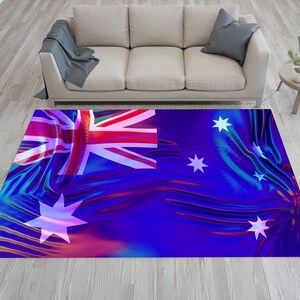 British Flag Rug England Rugflag Pattern Rugneon Rug Decor - Etsy