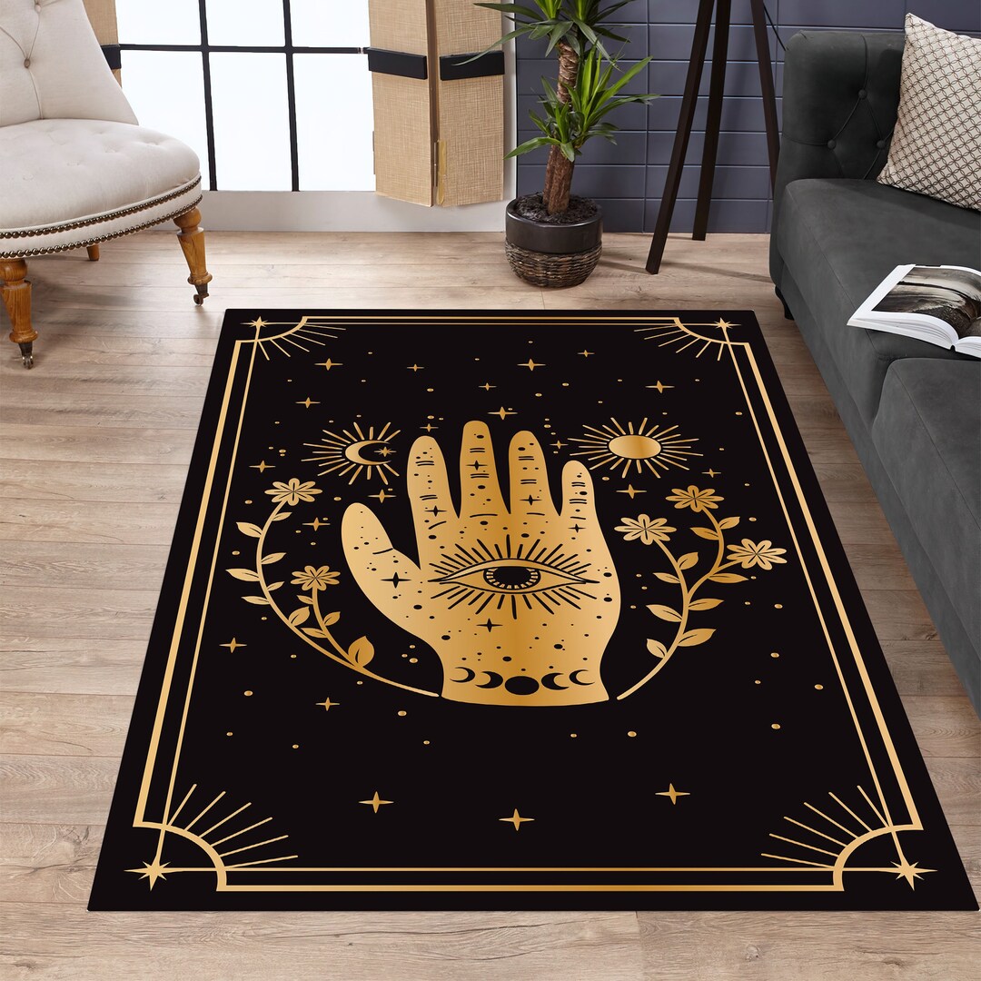 Tarot Card, Tarot Card Rug, Mystic Rug, Metaphorical Cards, Horus Eye ...