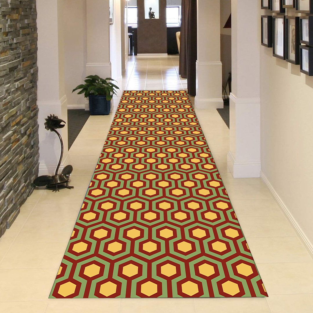 Runner, Honeycomb Rug, the Shining Rug,honeycomb Runner Rug,hallway Rug ...