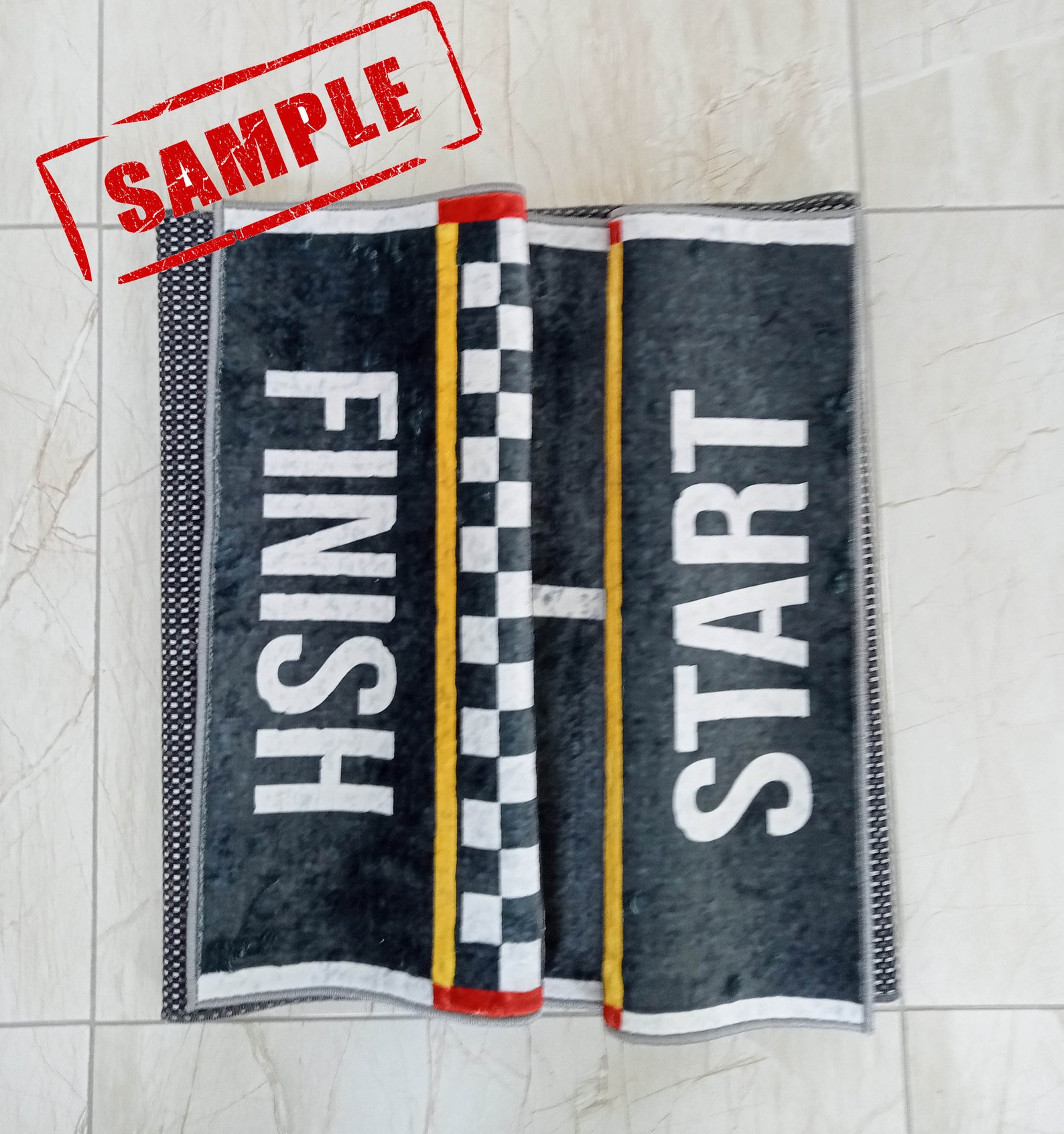 Race Track, Race Track Rug,start Line,finish Line,hallway Rug,long ...