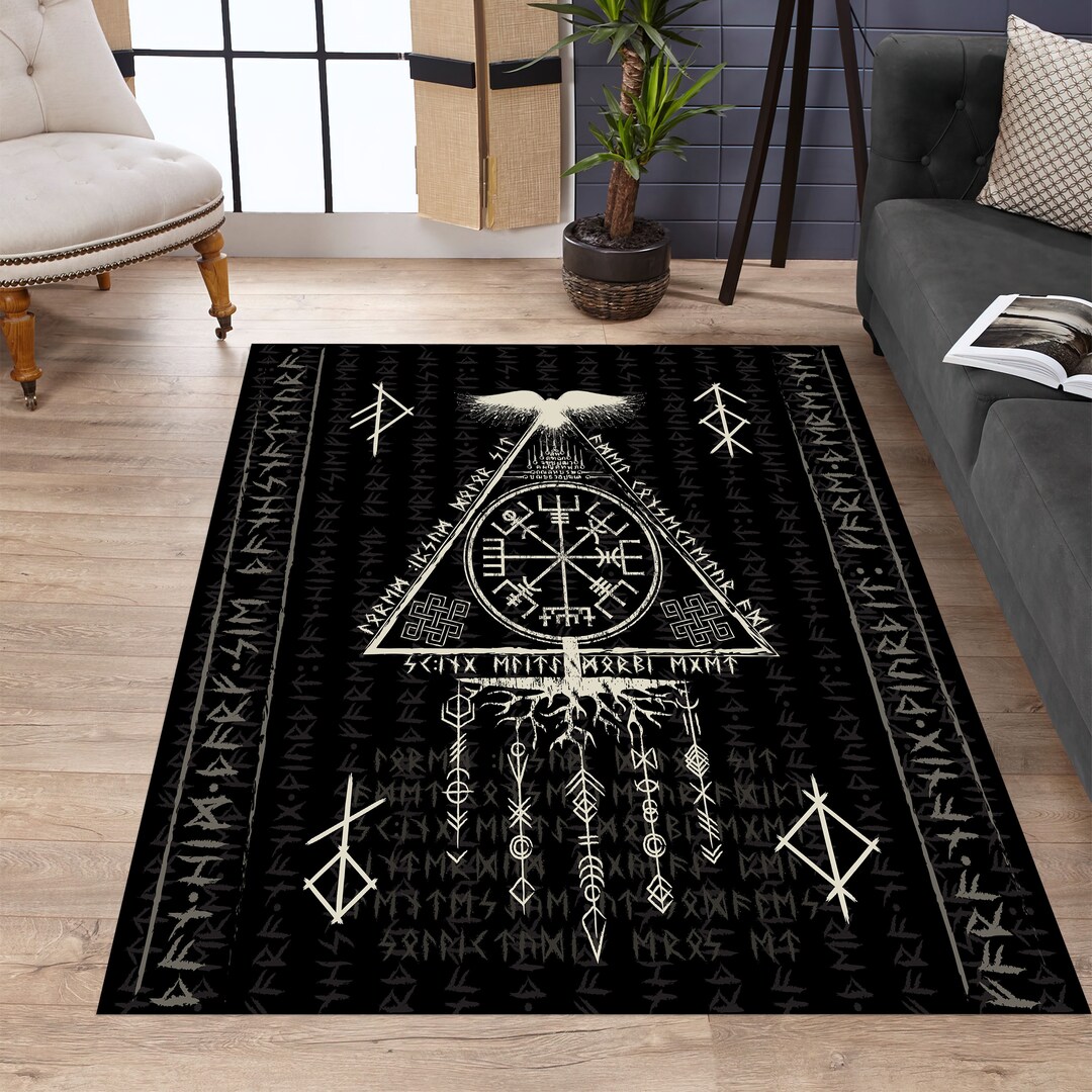 Scandinavian Mythology, Scandinavian Motifs, Viking, Viking Pattern Rug ...