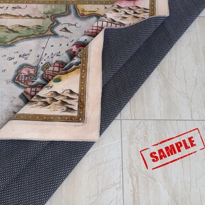 Old Nautical Map, Map Rug, Compass Rug, World Map Rug, Nautical Pattern ...