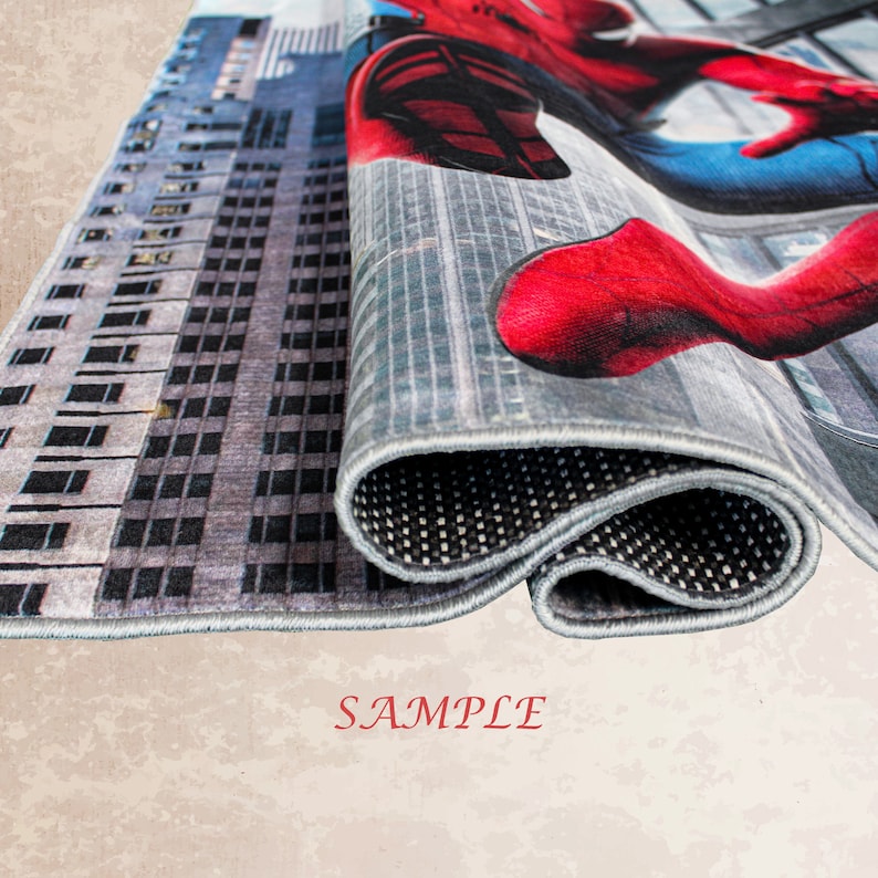 Spiderman Spiderman Rugspider Man Rug Area Rug Popular - Etsy