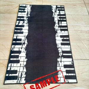 Piano Keys, Piano Rug, Runner Piano Keys Rug, Music Runner Rug, Hallway ...