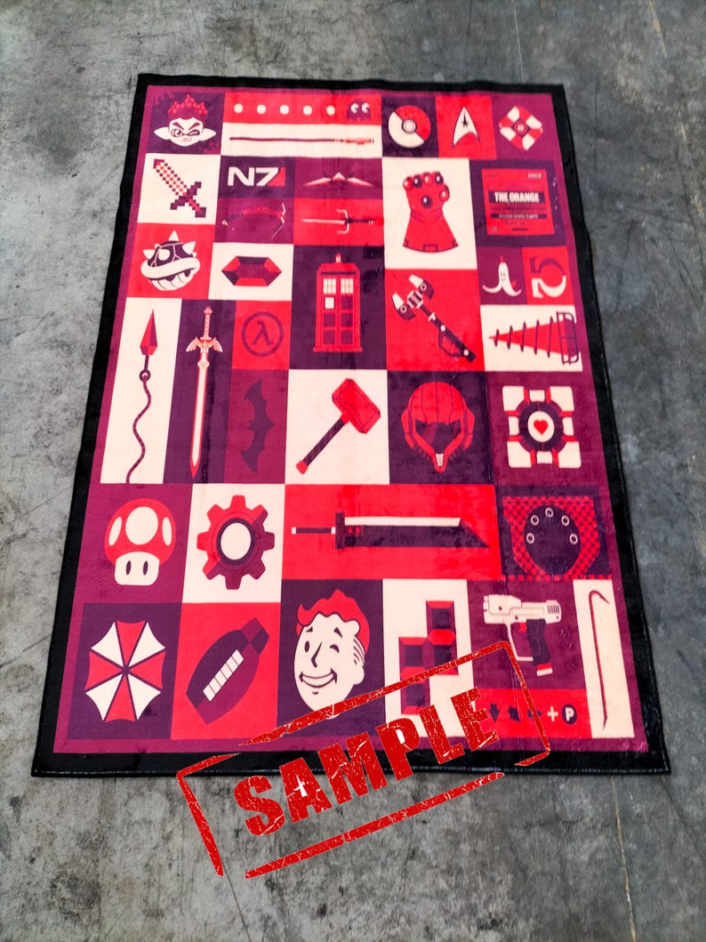 Blue Snake Area Rug, Non-slip Cotton, Modern Living Room Decor - Etsy