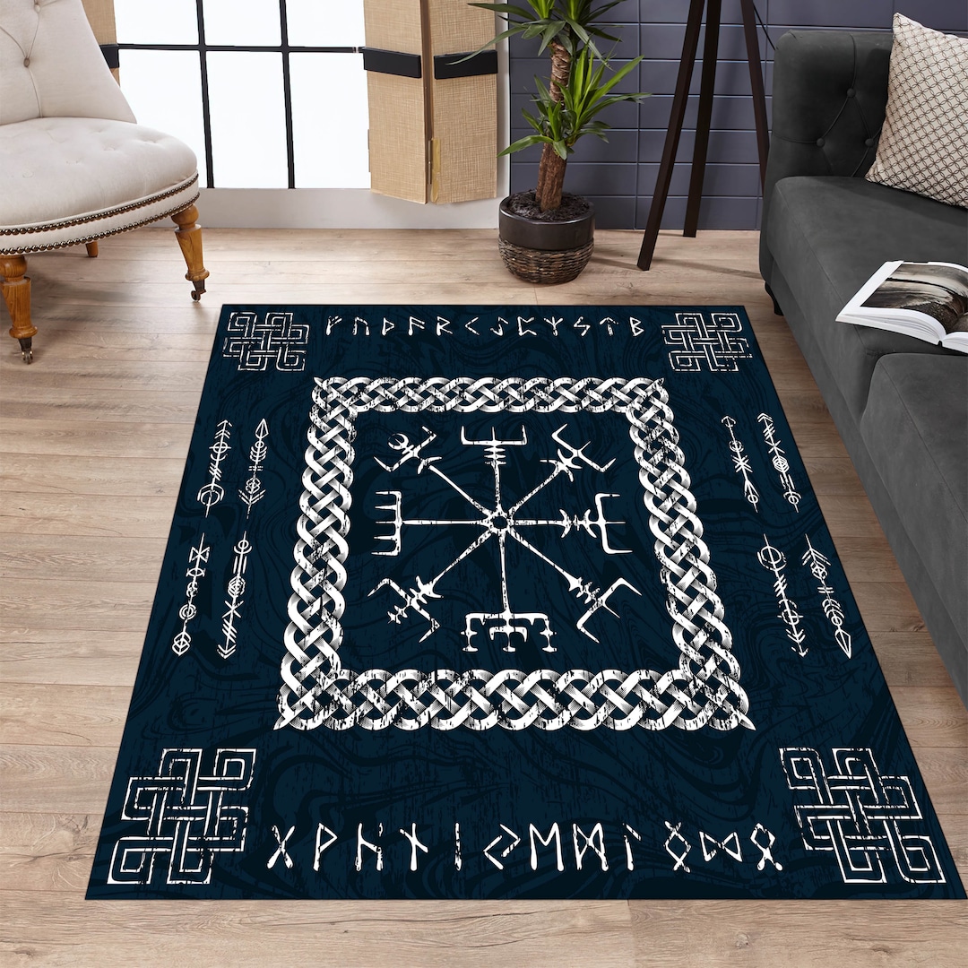 Scandinavian Mythology, Scandinavian Motifs, Viking, Viking Pattern Rug ...