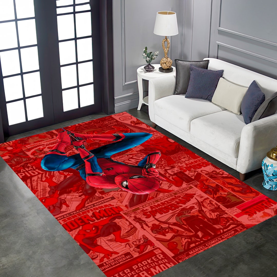 Spiderman, Spiderman Rug,spider Man Rug, Area Rug, Popular Rug, Non ...