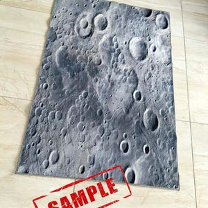 Moons Surface, Moons Crater, Moon Pattern Rug, Moon Rug, Space Rug, for ...