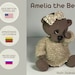 Crochet Pattern Amelia the Bear in English, in Lt. and in Ru. This MK ...