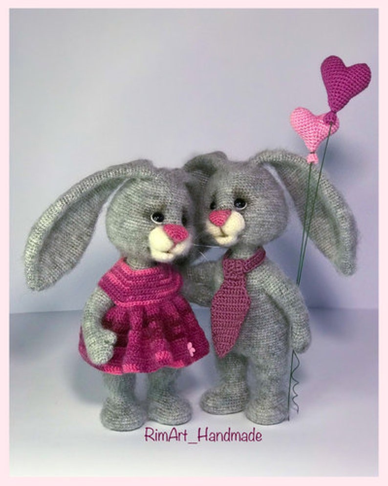 Crochet Pattern Bunny Mark Amigurumi PDF File in Eng., in Lt. and in Ru ...