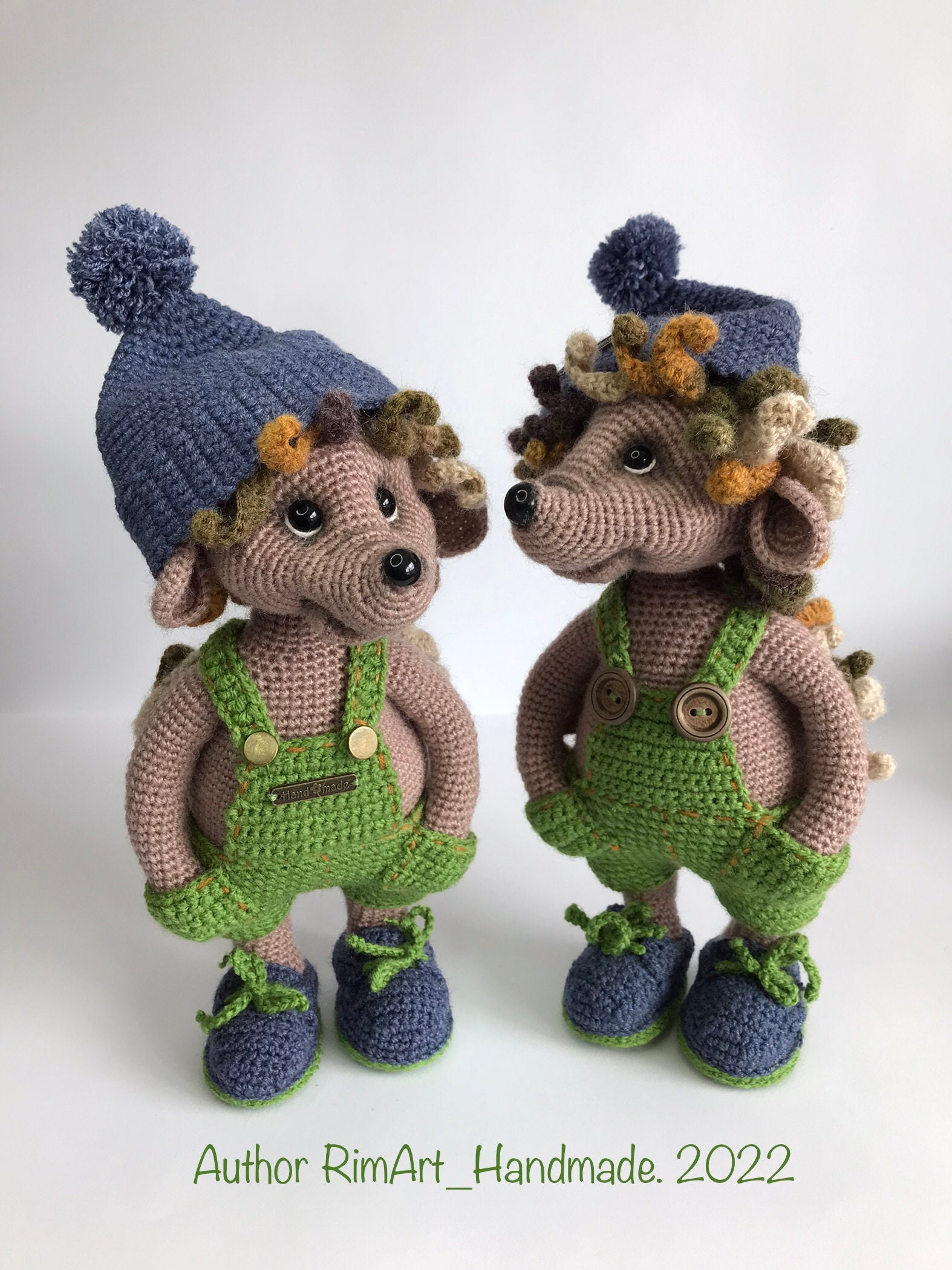 Crochet Pattern Spike the Hedgehog in English, in Lithuanian and in ...