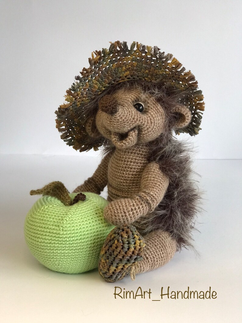 Crochet Pattern Jonas the Hedgehog in Eng., in Lt. and in Ru. (includes ...