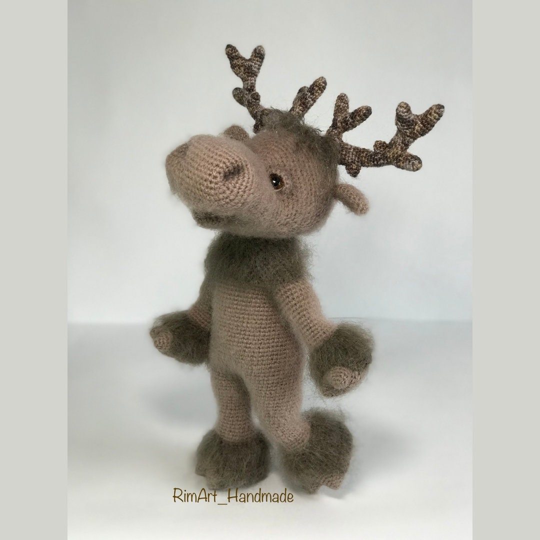 Rufus the Deer, Amigurumi, Gifts, Interior Details, Crochet Gift - Etsy