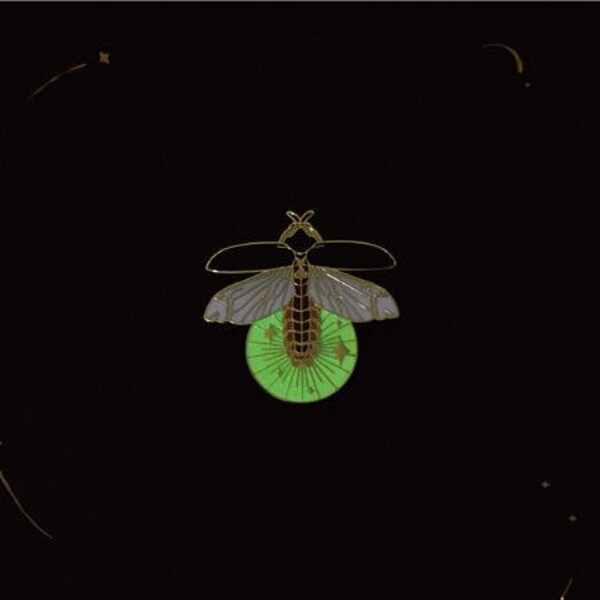 Firefly Brooch - Etsy