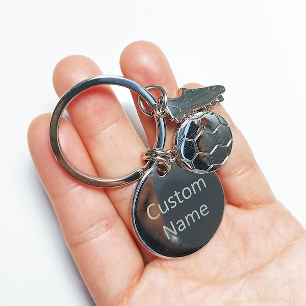 Football Keychain - Etsy