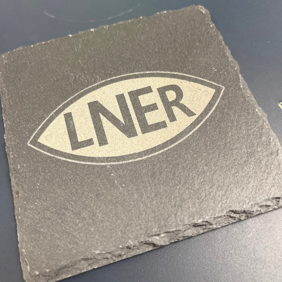 Slate Coasters With Vintage LNER Railway Logo - Etsy