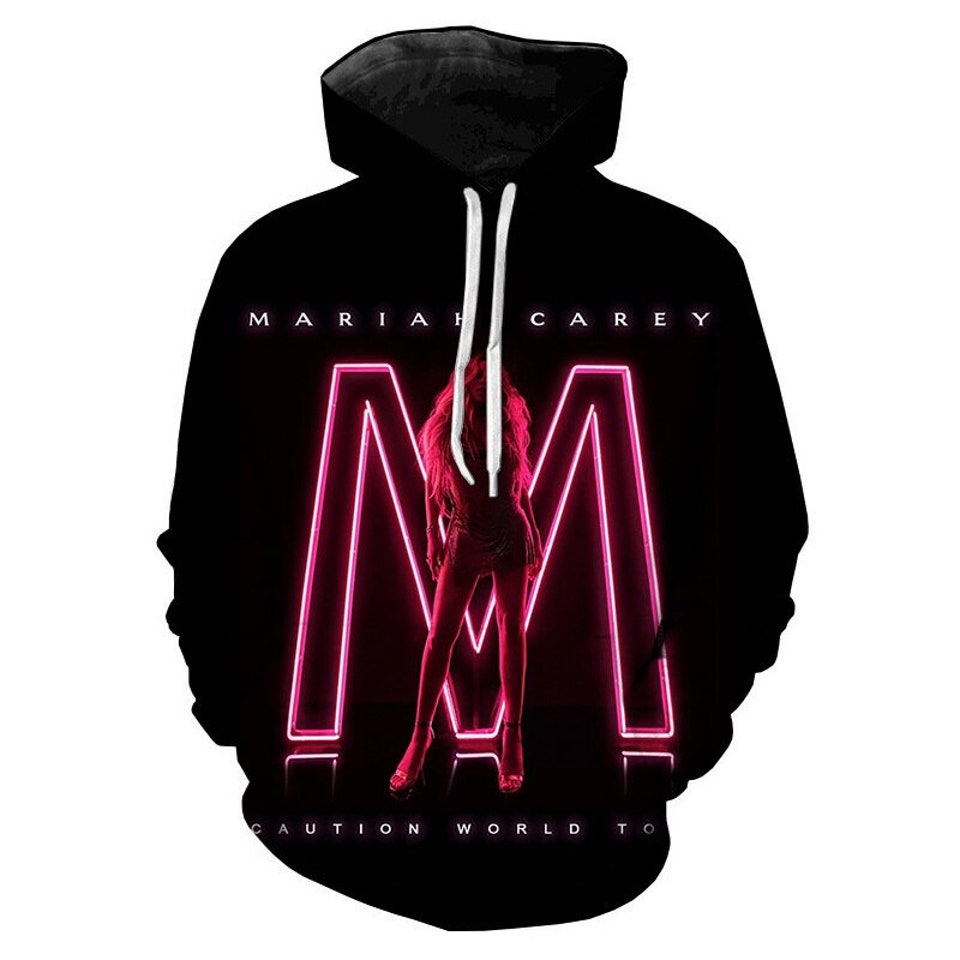 2022 Rapper Mariah Carey 3D Printed Hoodies Designed & Sold By ...