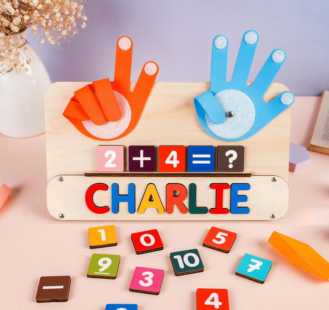 Personalized Number Counting Learning Number Toys for Toddlers, Kids ...