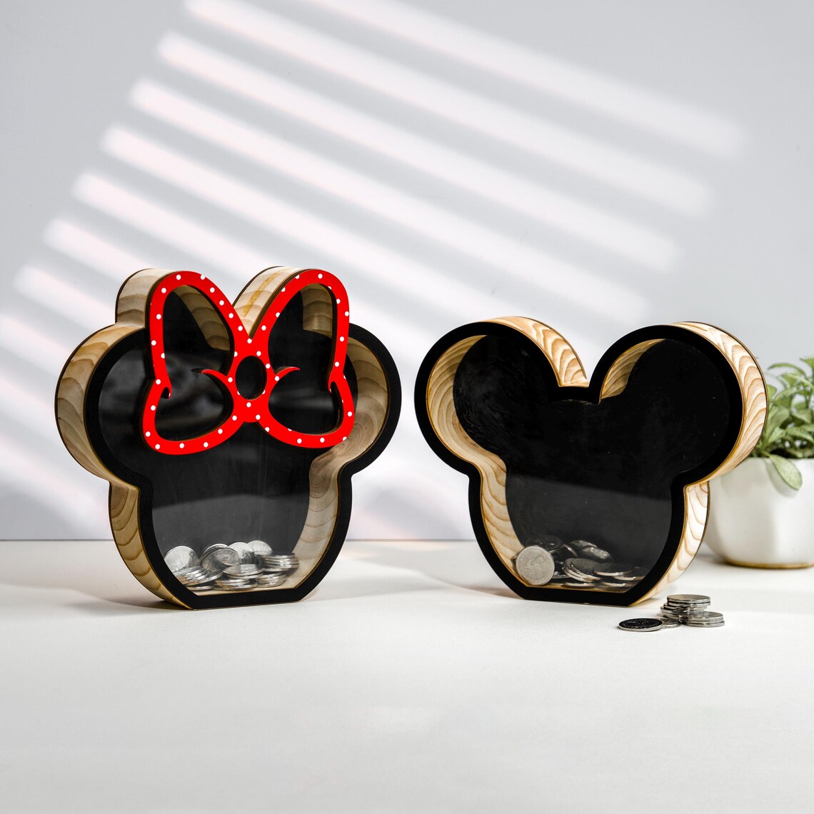 Custom Mickey Mouse Money Box for Kids, Personalized Mickey Mouse Piggy ...