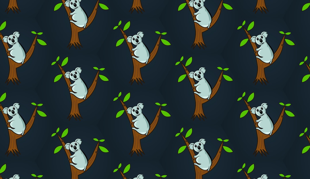 Koala Digital Paper - Etsy