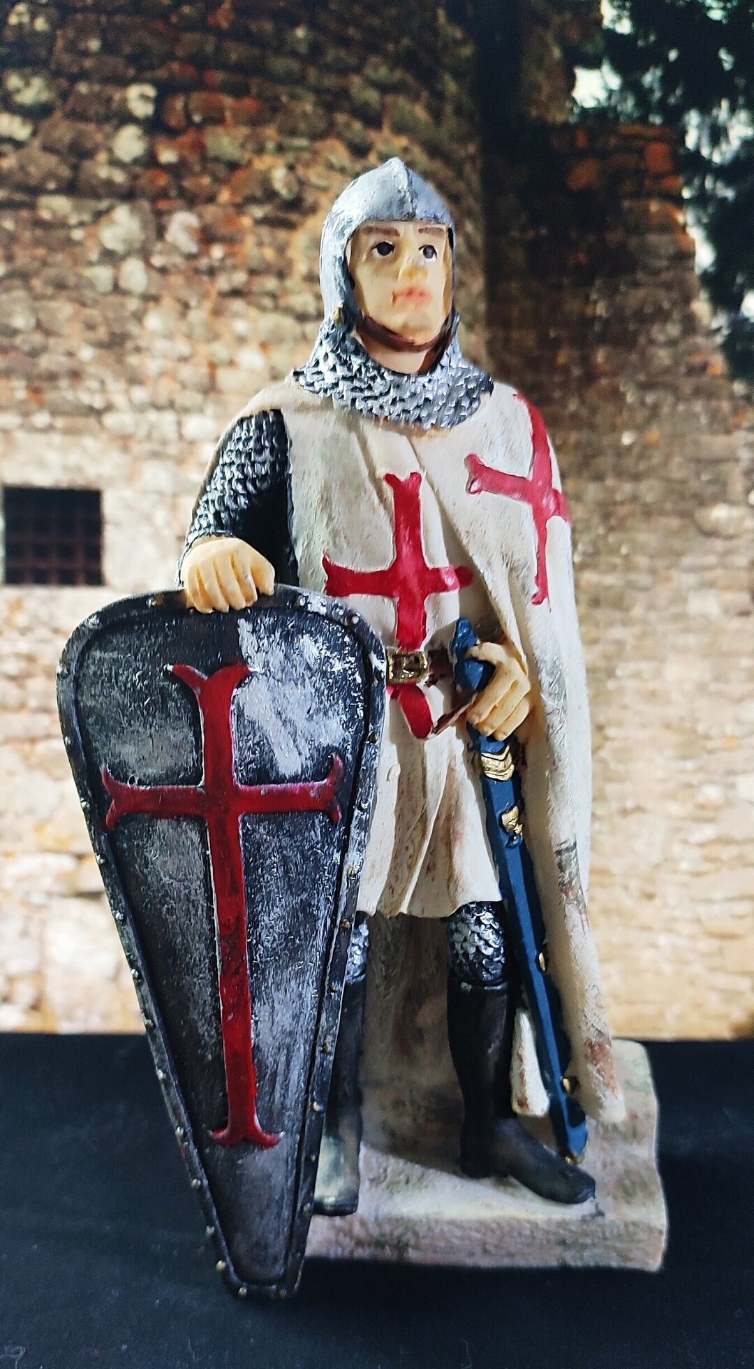Statuette Knight Templar Figurine - Etsy