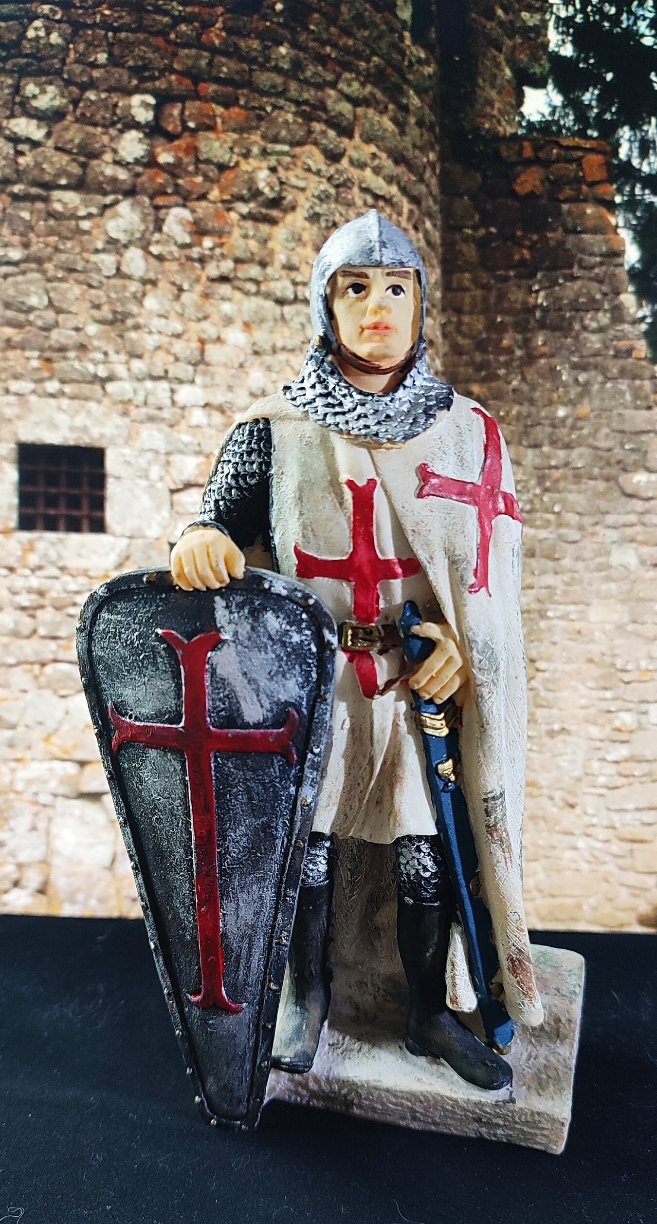 Statuette Knight Templar Figurine - Etsy