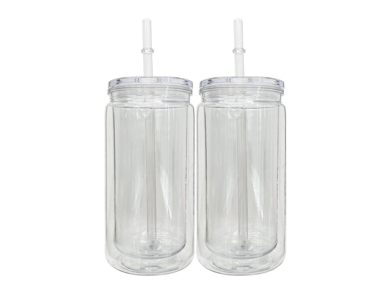 PLASTIC Snow Globe Tumblers, 16 Oz Snow Globe Tumbler, Predrilled ...