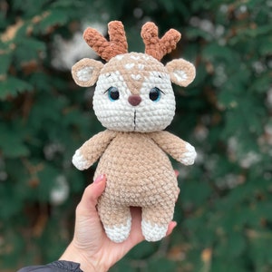 Crochet Pattern Deer Giselle, Amigurumi Deer, Amigurumi Fawn, Crochet ...