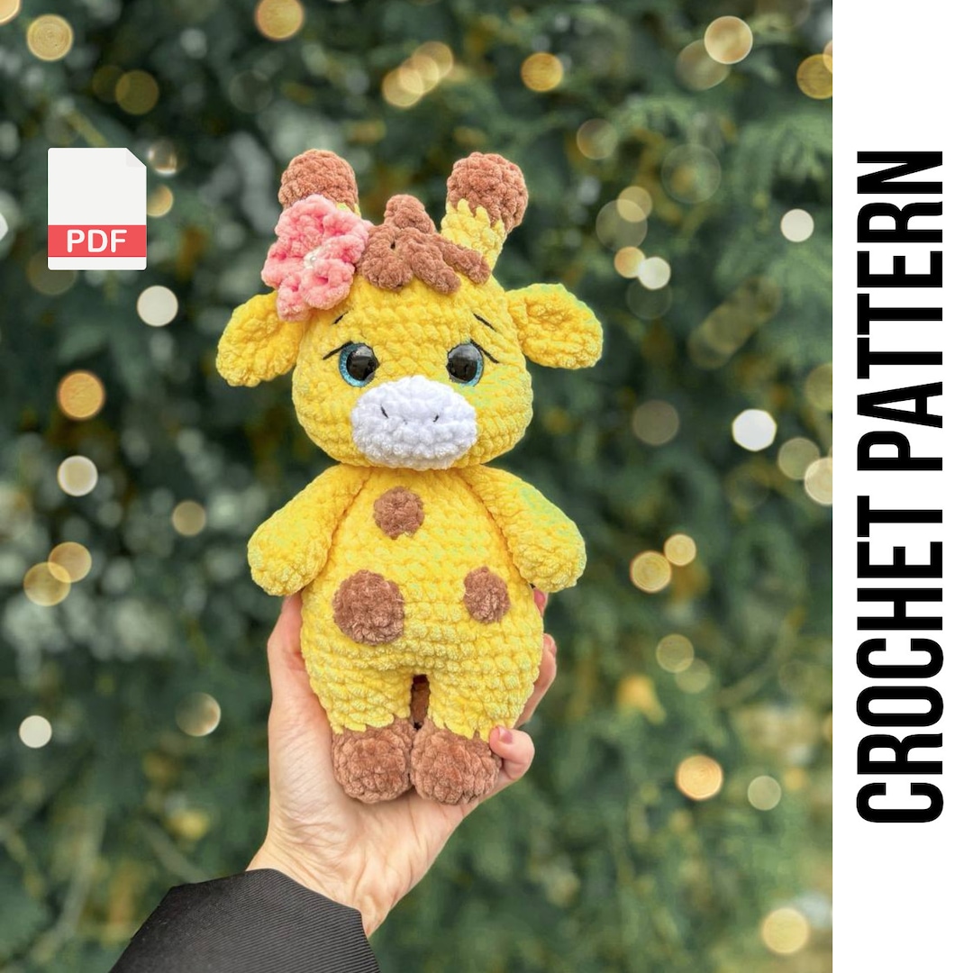 Crochet Pattern Giraffe Mia, Amigurumi Giraffe, Crochet Giraffe ...