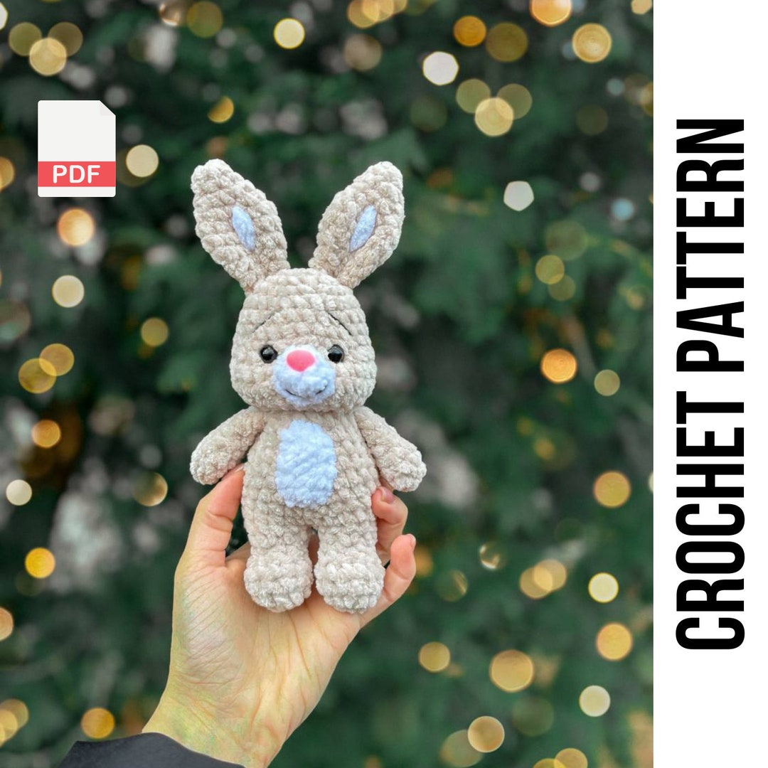 PDF Winnie Pooh Rabbit Crochet Pattern / Amigurumi Crochet Pattern ...