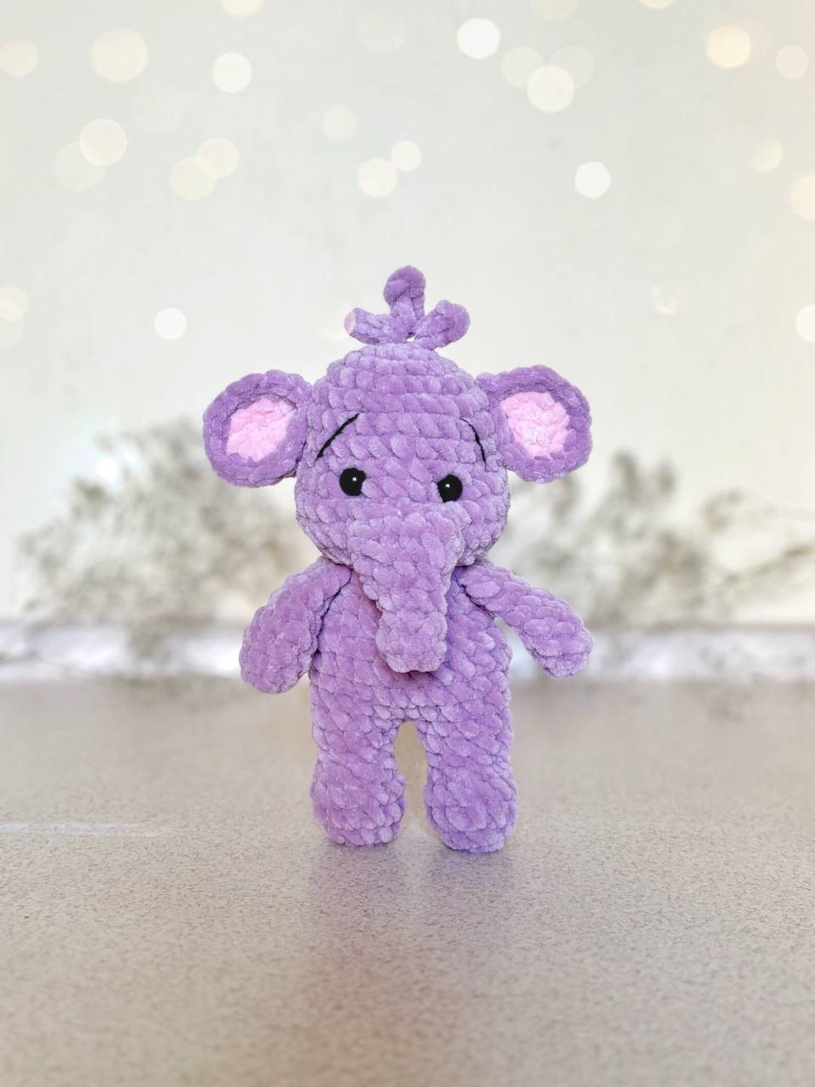 Low-sew PDF Elephant Lumpy Crochet Pattern / Amigurumi Crochet Pattern ...