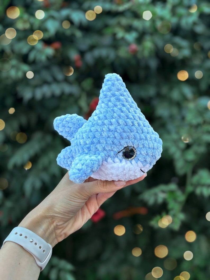 Low-sew PDF CROCHET PATTERN Baby Shark Sharkie/ Amigurumi Tutorial ...