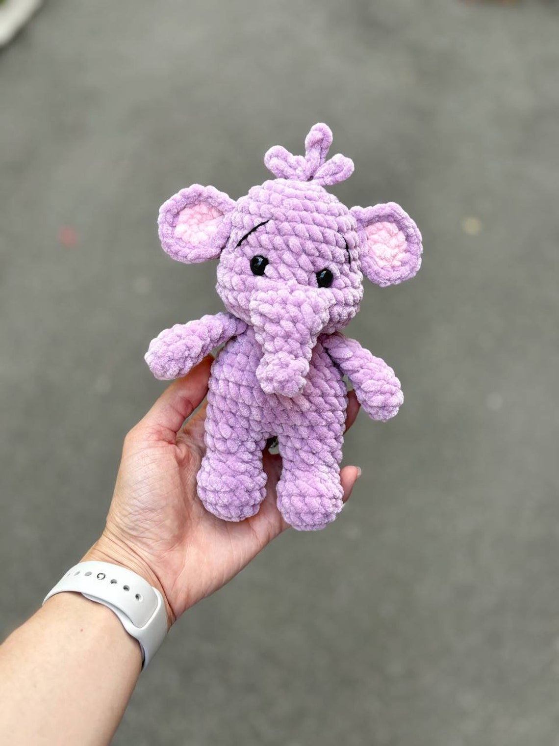 Low-sew PDF Elephant Lumpy Crochet Pattern / Amigurumi Crochet Pattern ...
