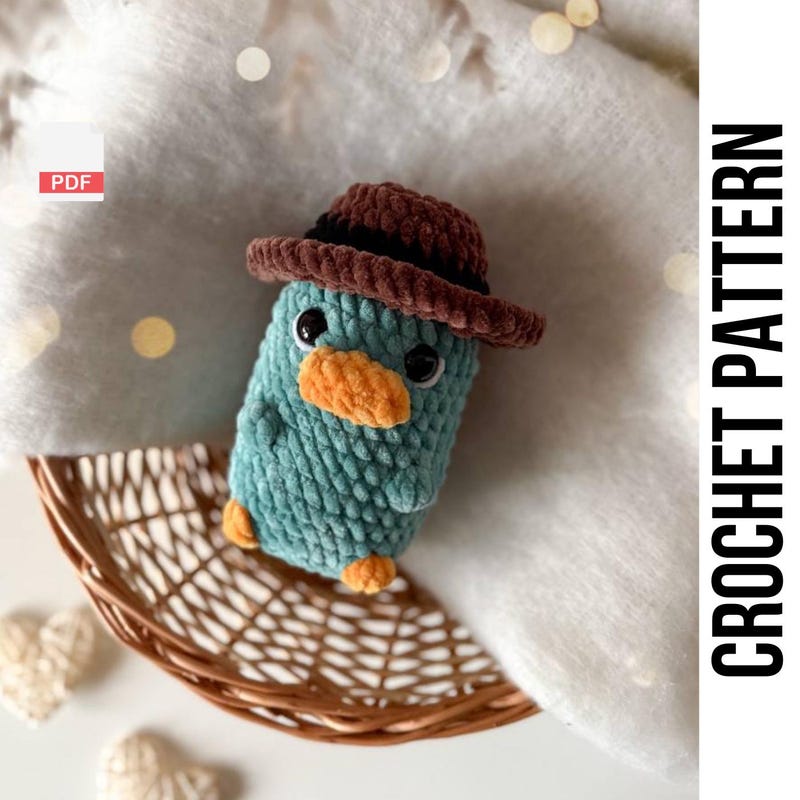 Perry the Platypus Plush - Etsy