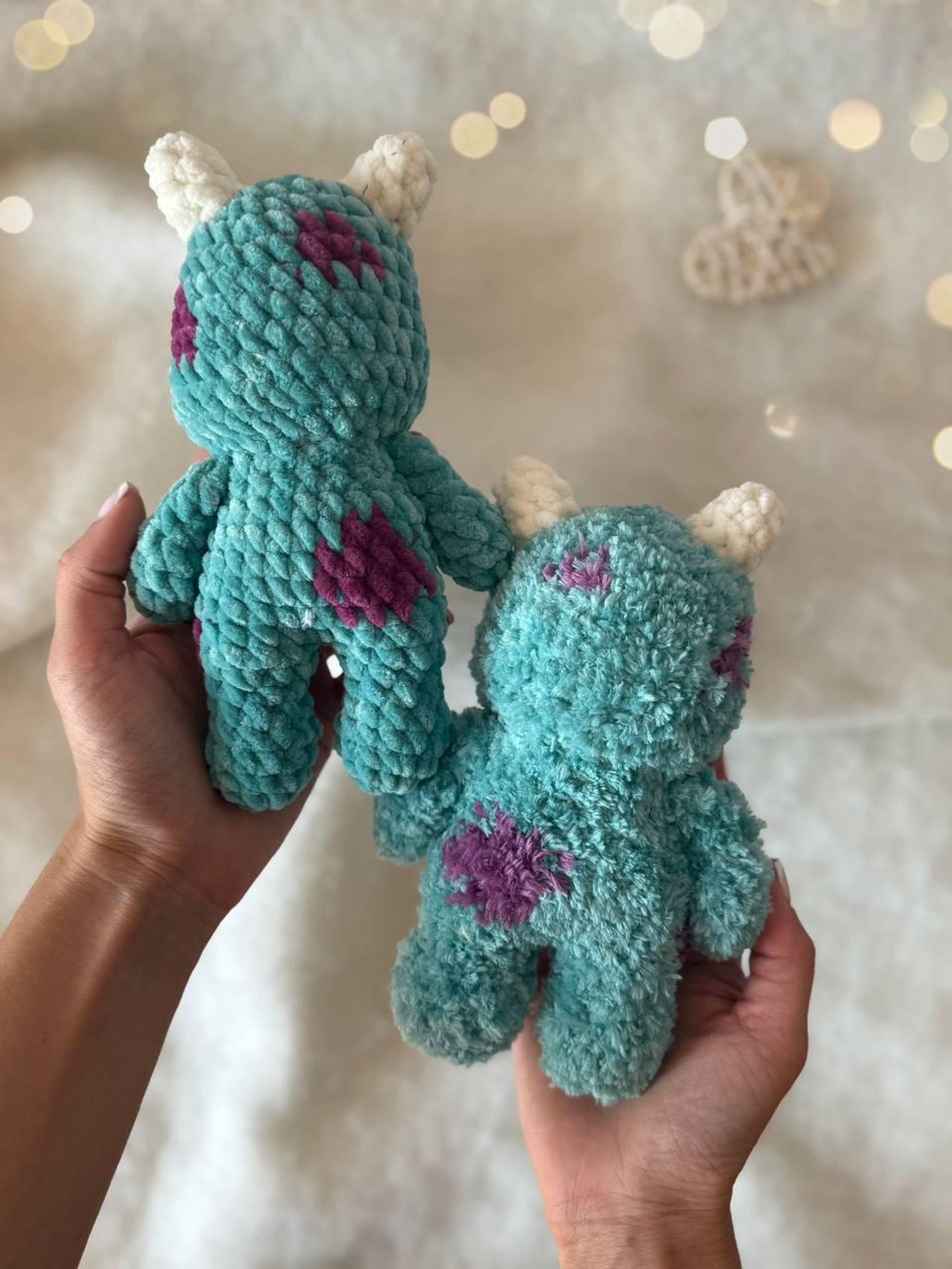 Low-sew 2in1 PDF CROCHET PATTERN Monsters | Easy Amigurumi Toy | Blue ...