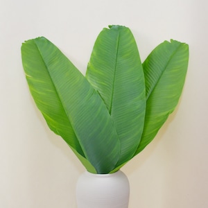 Artificial Banana Leaves, Banana Leaf Art, Fake Bird of Paradise Leaves ...