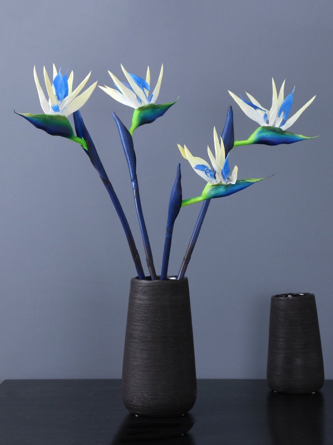 Artificial Bird of Paradise With Long Stem Fake Flower Craft - Etsy