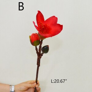 Fake Silk Cotton Tree Bloom, Kapok Flower Branch With Bud, Artificial ...