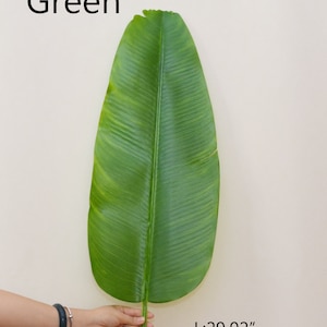 Artificial Banana Leaves, Banana Leaf Art, Fake Bird of Paradise Leaves ...