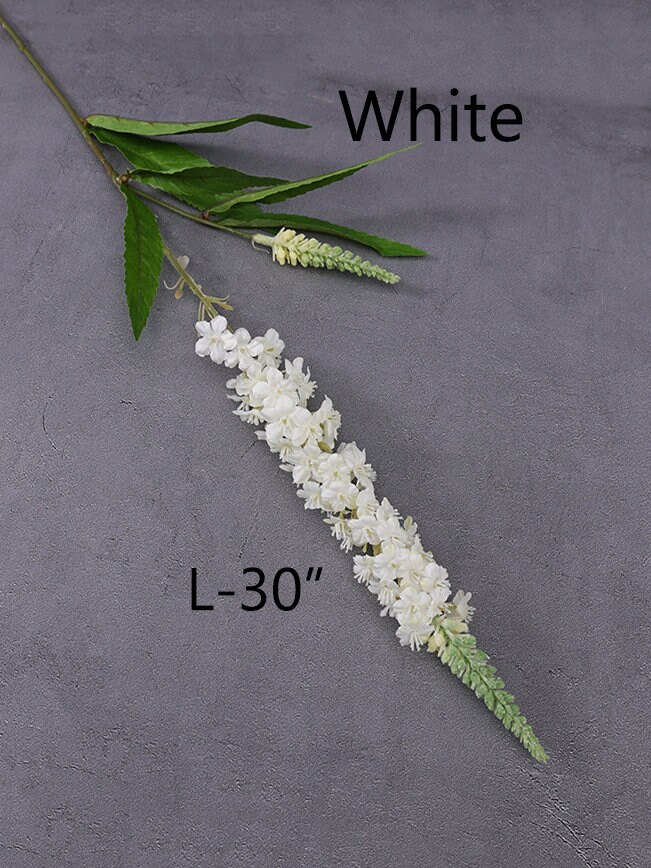 Fake Buddleja Davidii Stem With Leaves Butterfly Bush Flower - Etsy