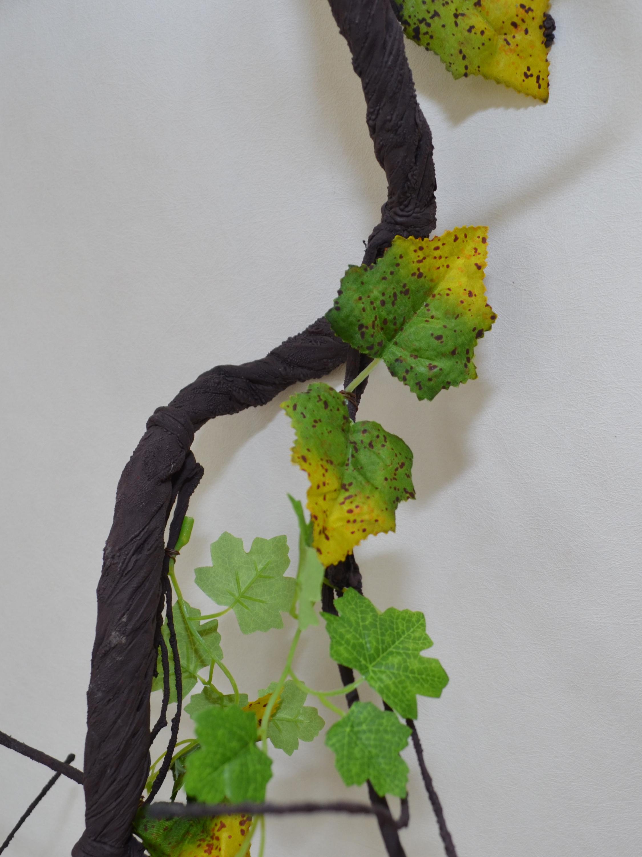 Grape Thick Rattan With Leaves, Fake Sprouted Dead Branch Crafts ...