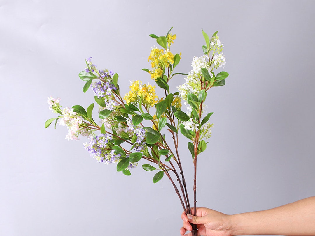 Murraya Paniculata, Fake Orange Jasmine, Faux Lilac Spray, Rustic ...