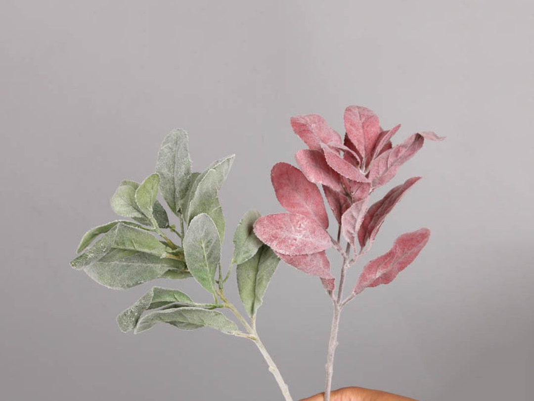 Artificial Foliage Stem, Fluffy Leaves Craft, Faux Greenery, Bouquet ...