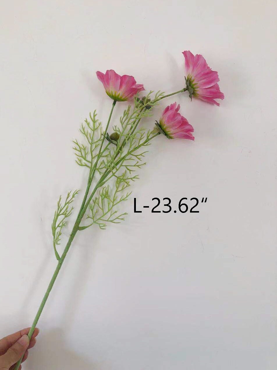 Cosmos Stem With Foliage Artificial Galsang Flower Realistic - Etsy