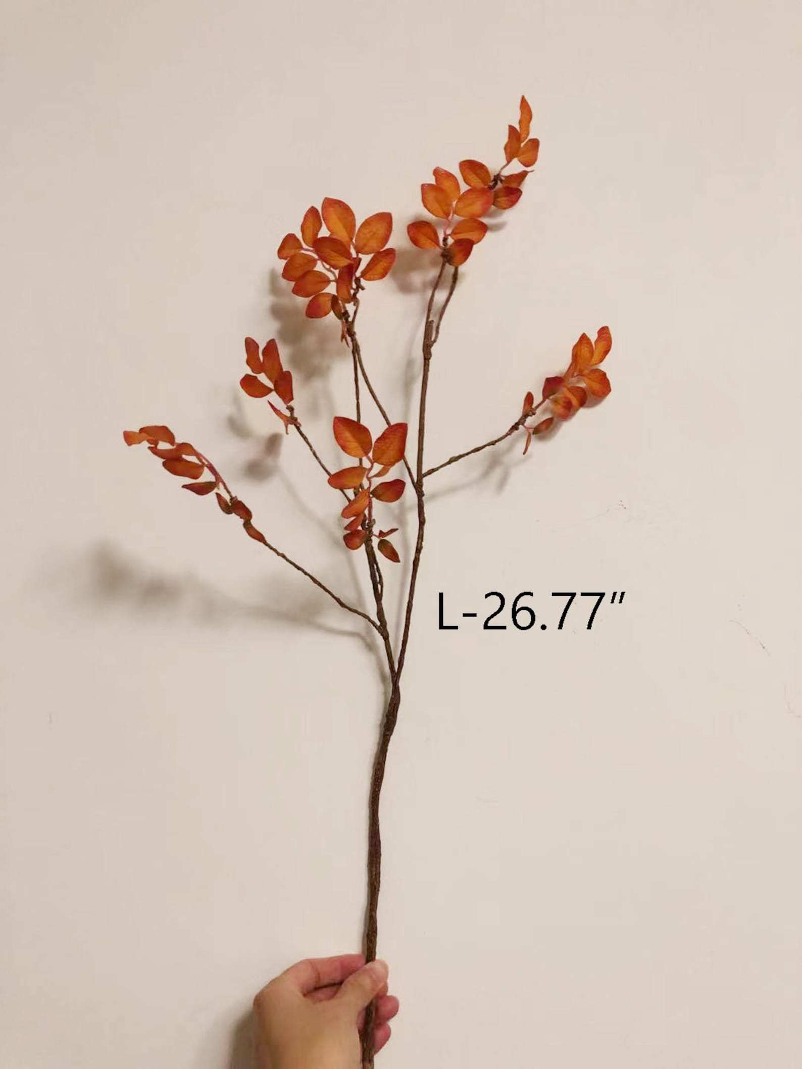 Autumn Ficus Twigs, Artificial Foliage Branches, Fall Rustic Floral ...