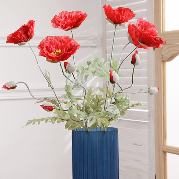 Poppy Table Decoration - Etsy
